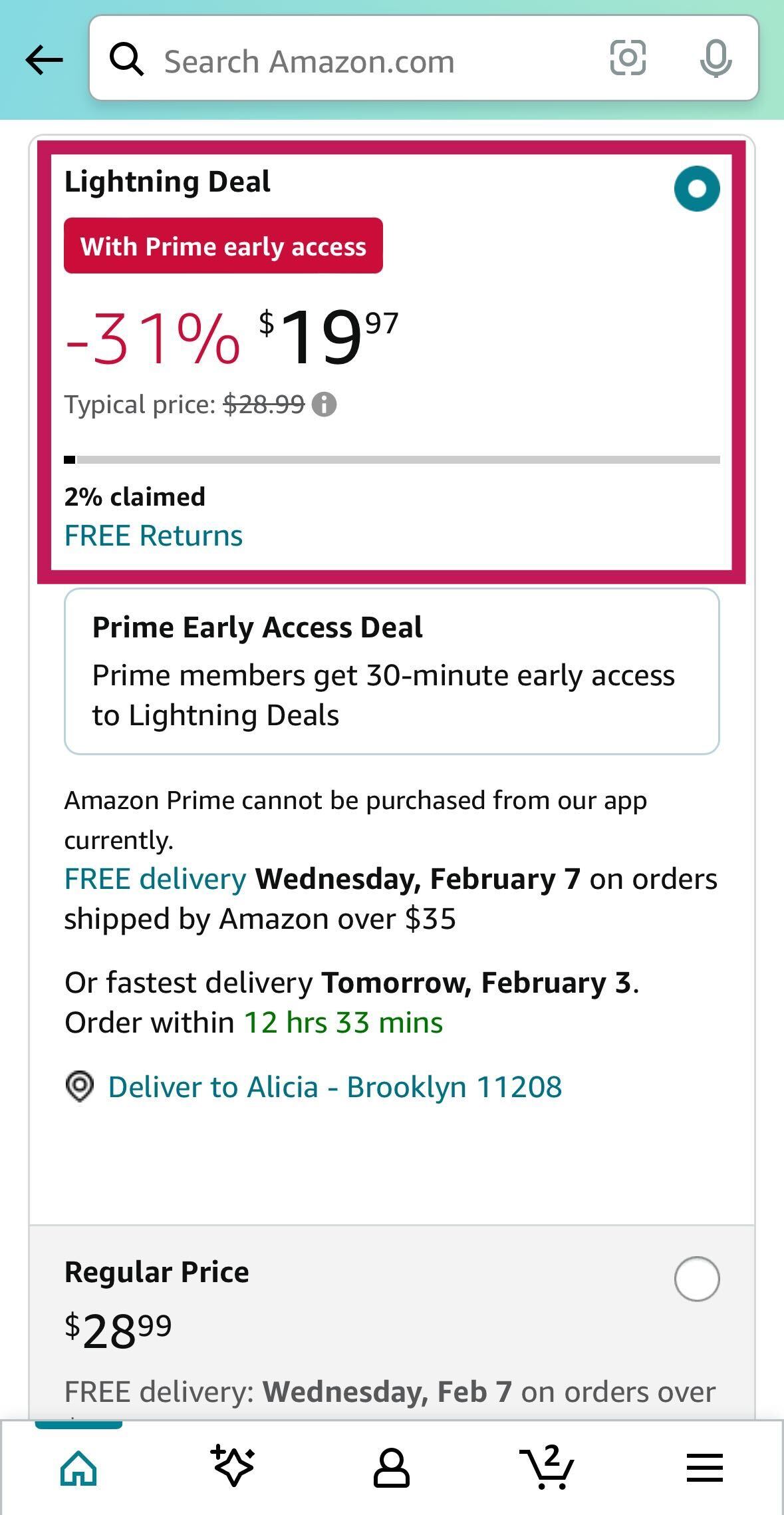 Amazon Lightning Deals